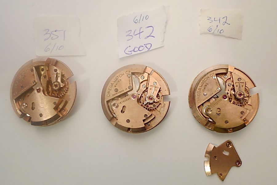 WatchNet: Watch Parts: F/S - Vintage Omega movements, parts, Bulova ...